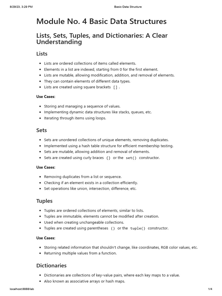 FALL WIN SEM (2023-24) CSE1012 ETH AP2023243000481 Reference Material I 09-Nov-2023 Lists | PDF ...