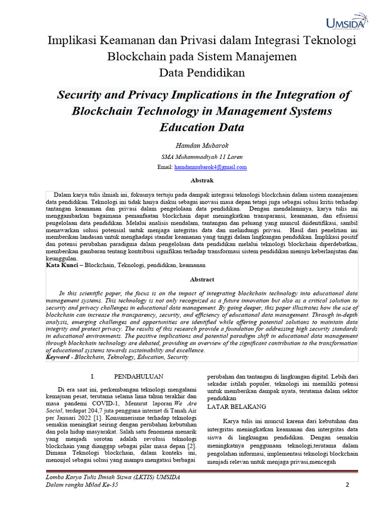 Templete LKTIS UMSIDA 2024 | PDF