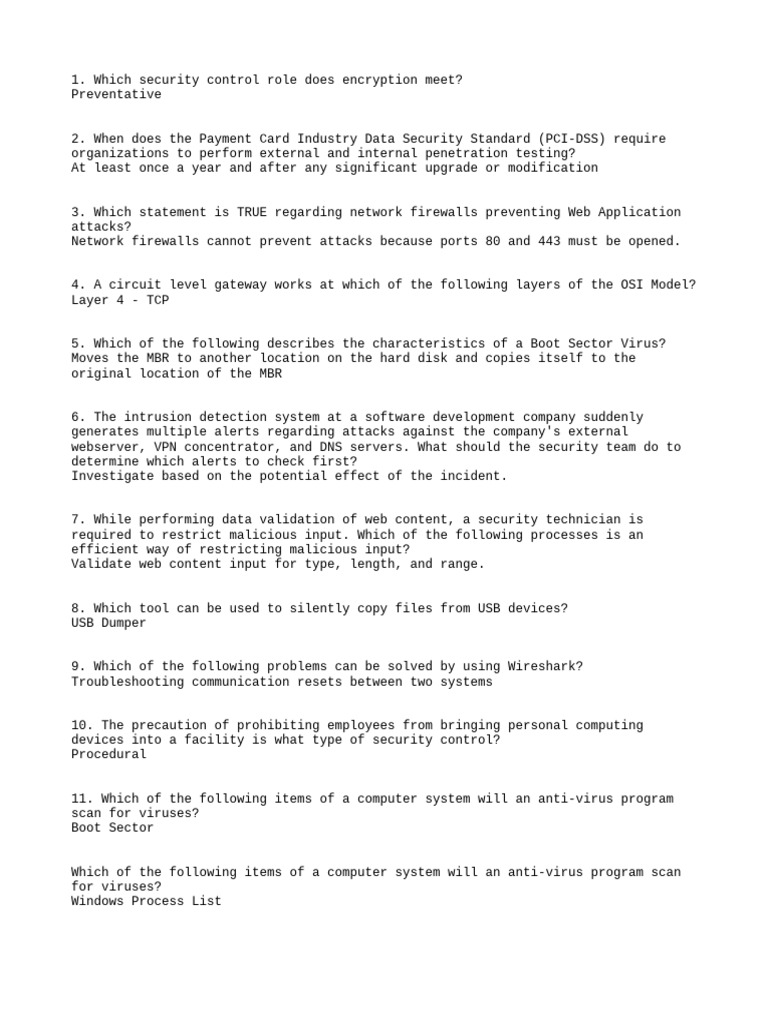 Ceh Question | PDF | Computer Network | Port (Computer Networking)