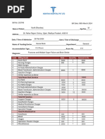 Detailed Bill Breakup Format | PDF | Law