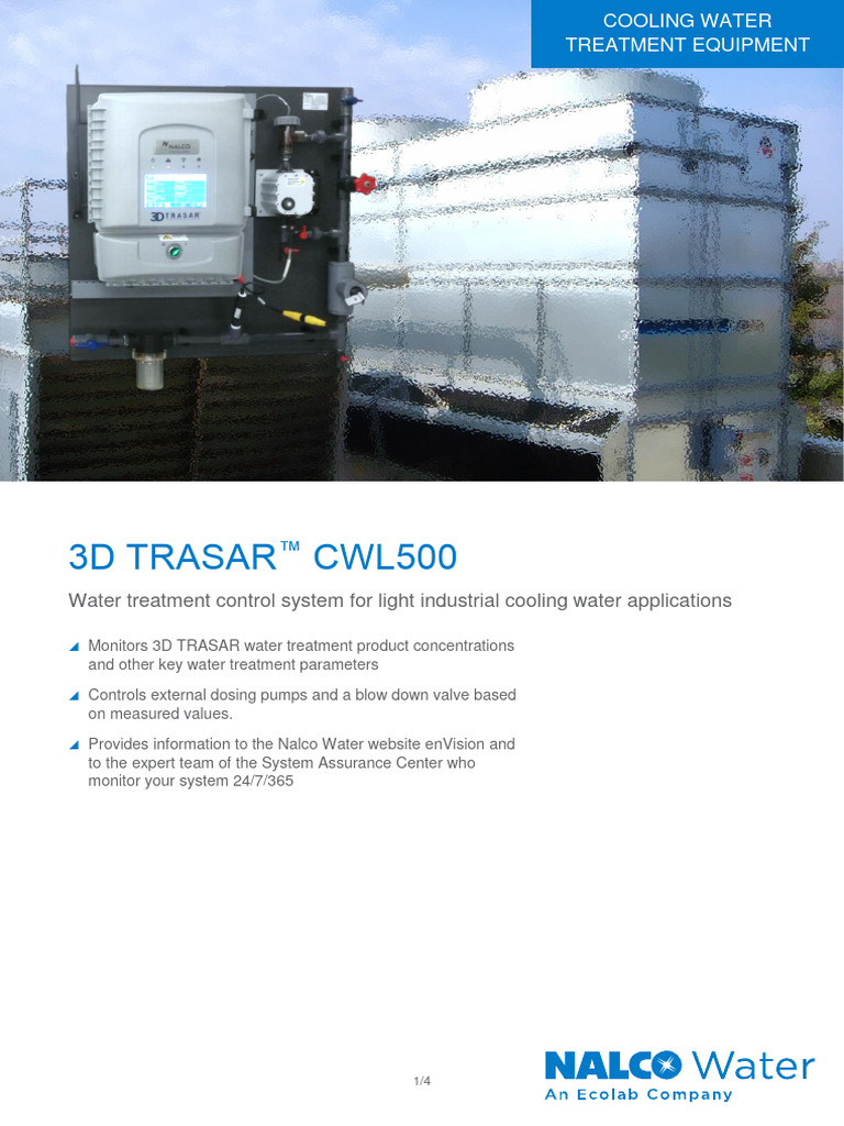 BEU-399E - 3D TRASAR Cooling Water - Light Industrial Applications ...