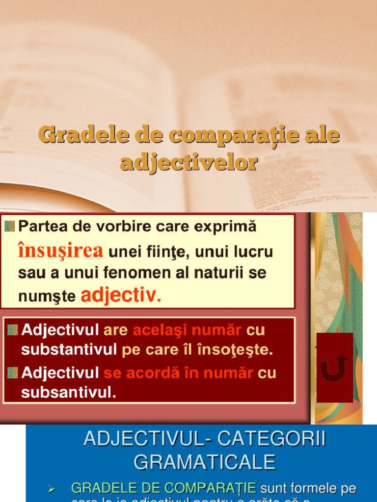 Gradele de Comparație Ale Adj. | PDF