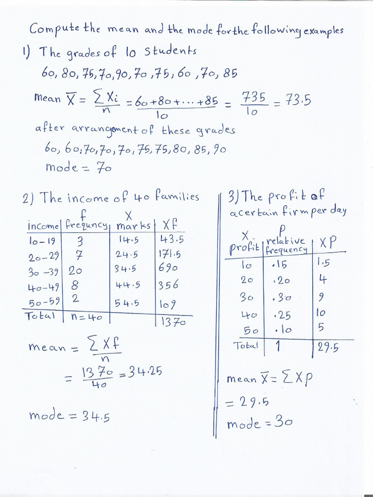 Measures of Central Tendency | PDF Measures of Central Tendency | PDF