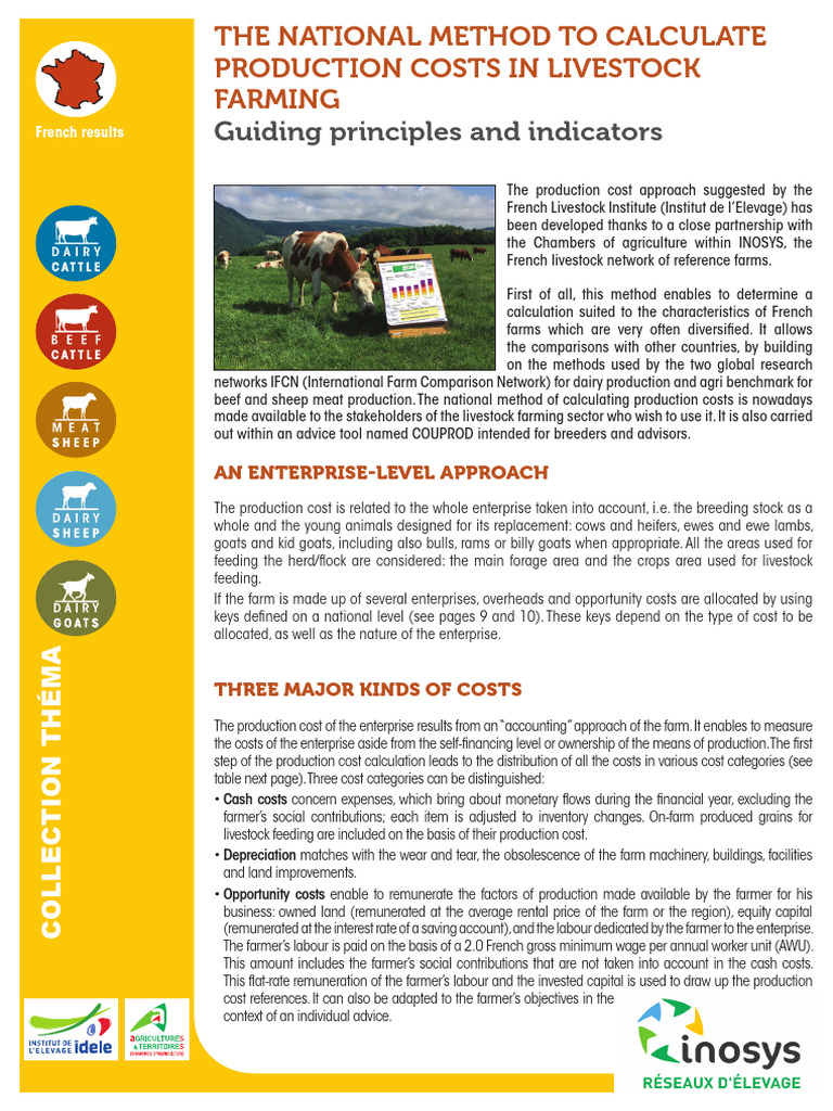 Livestock Production Cost Calculation Guide | PDF | Farms | Labour ...
