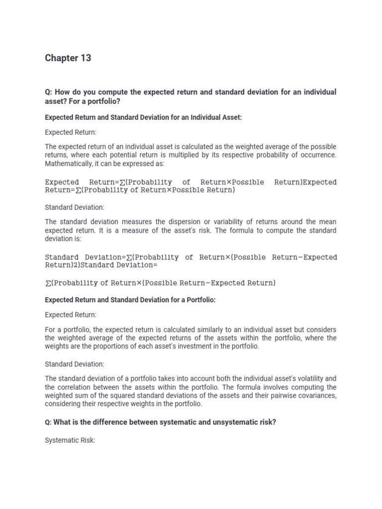 CF2 - Question | PDF | Capital Asset Pricing Model | Cost Of Capital