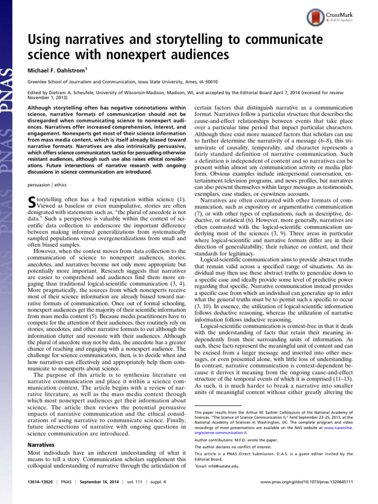 Non ExpertAudience | PDF | Narrative | Science