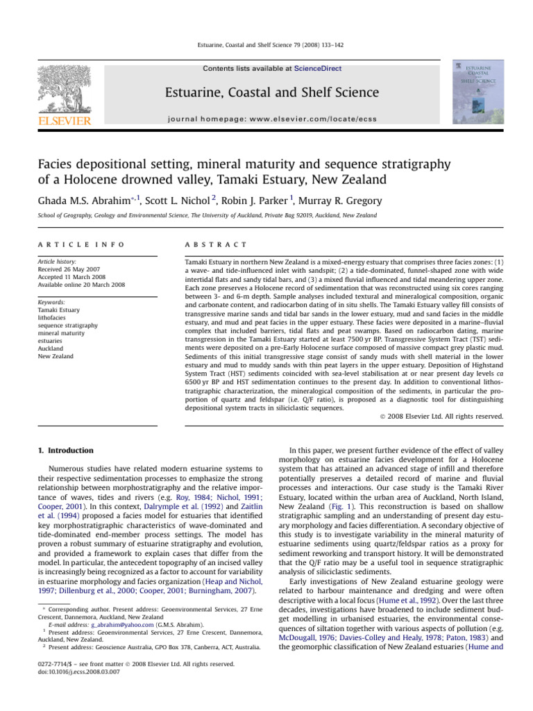 Facies depositional setting, mineral maturity and sequence stratigraphy ...