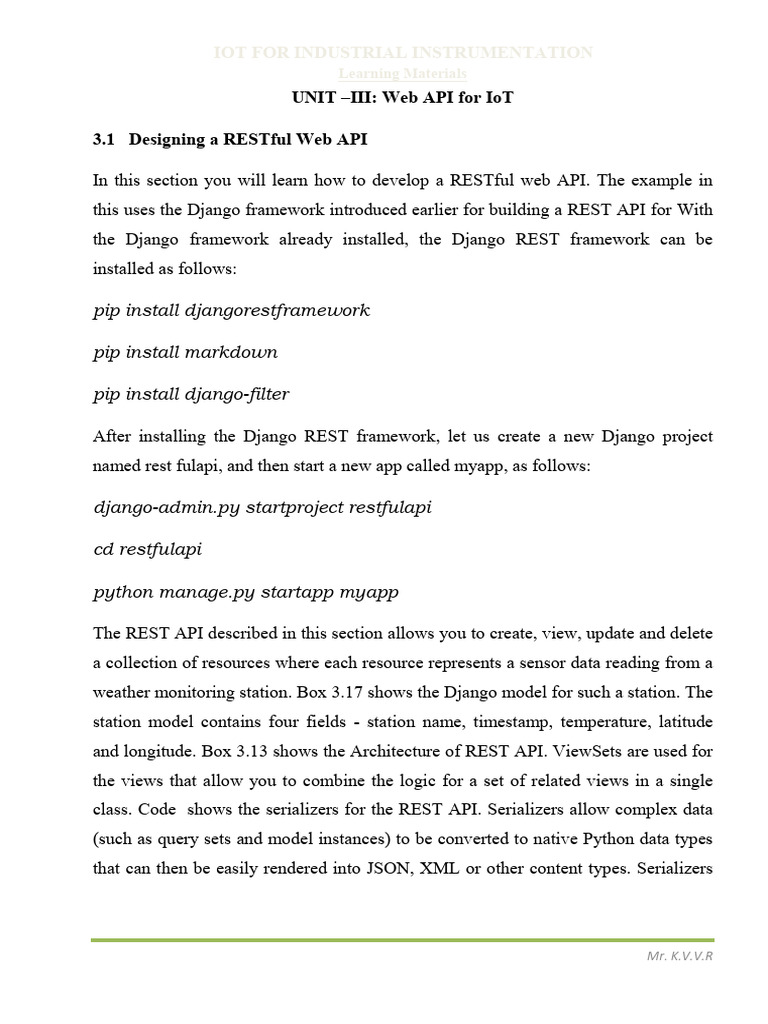 Unit 3 Iot II | PDF | Amazon Web Services | Map Reduce