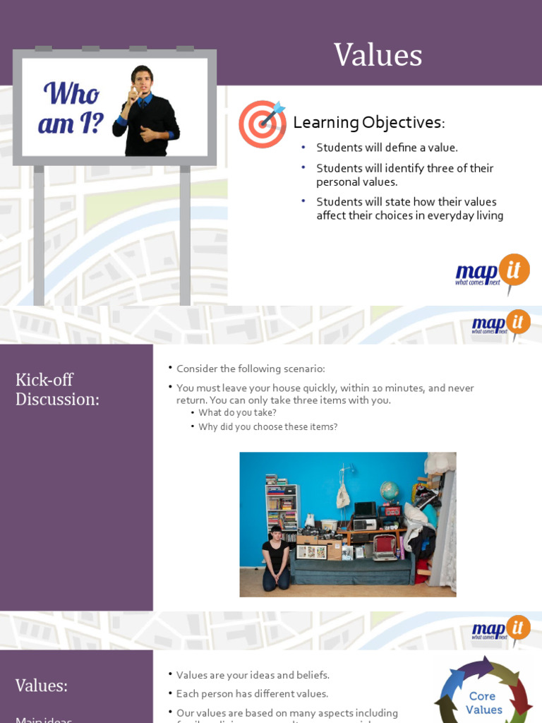 Values PowerPoint | PDF | Social Psychology | Psychology