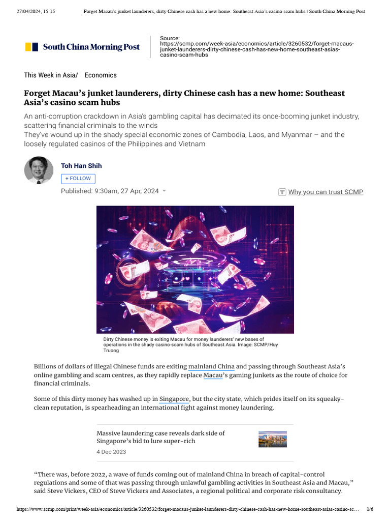 Forget Macau's Junket Launderers, Dirty Chinese Cash Has A New Home ...