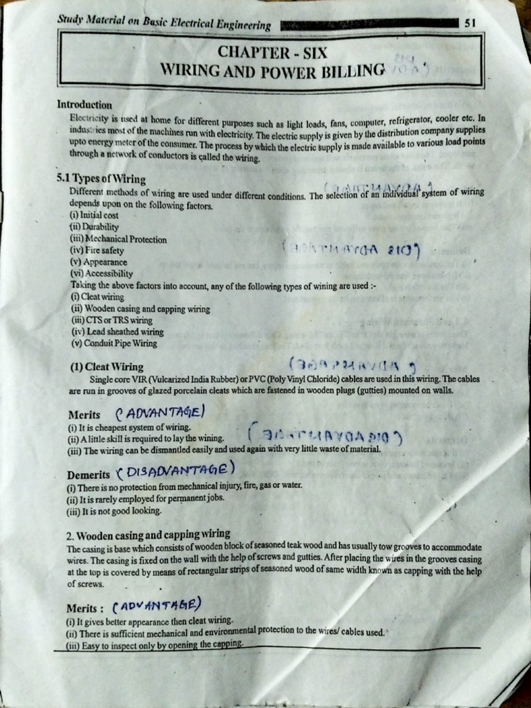 Chapter 5 | PDF | Electrical Wiring | Watt
