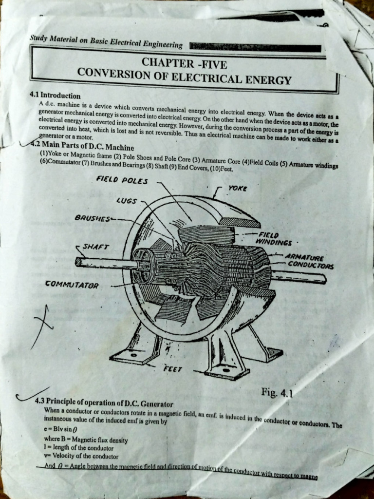 Chapter 4 | PDF | Electric Motor | Electromagnetic Induction