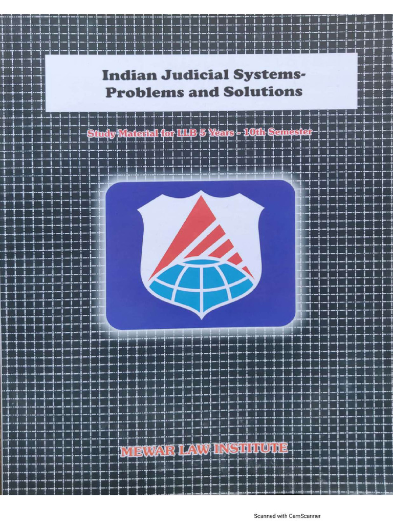 Bl 914 - Indian Judicial System | PDF