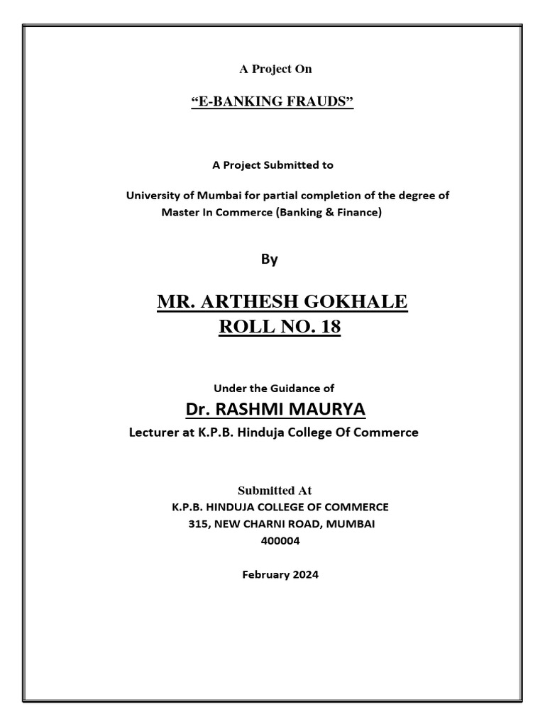 E Banking Frauds Pdf Information Security Computer Security