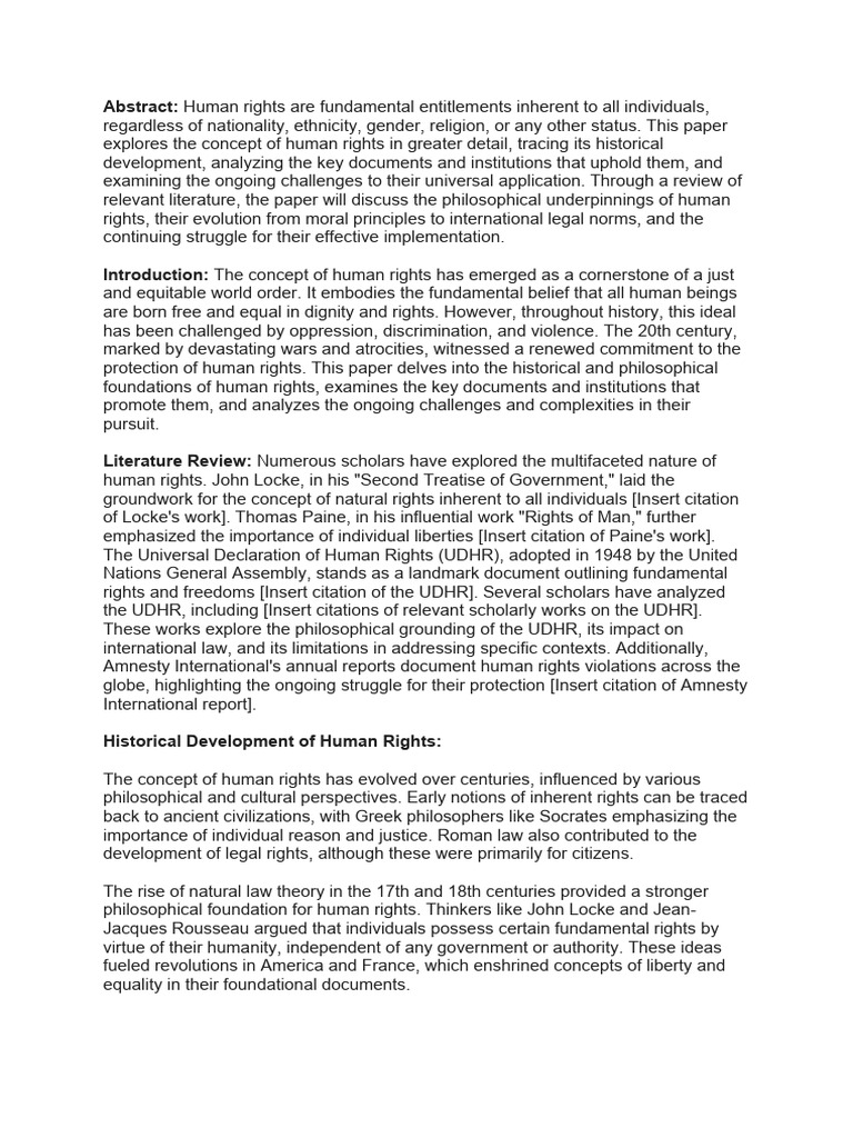 Human Rights | PDF | Human Rights | Rights