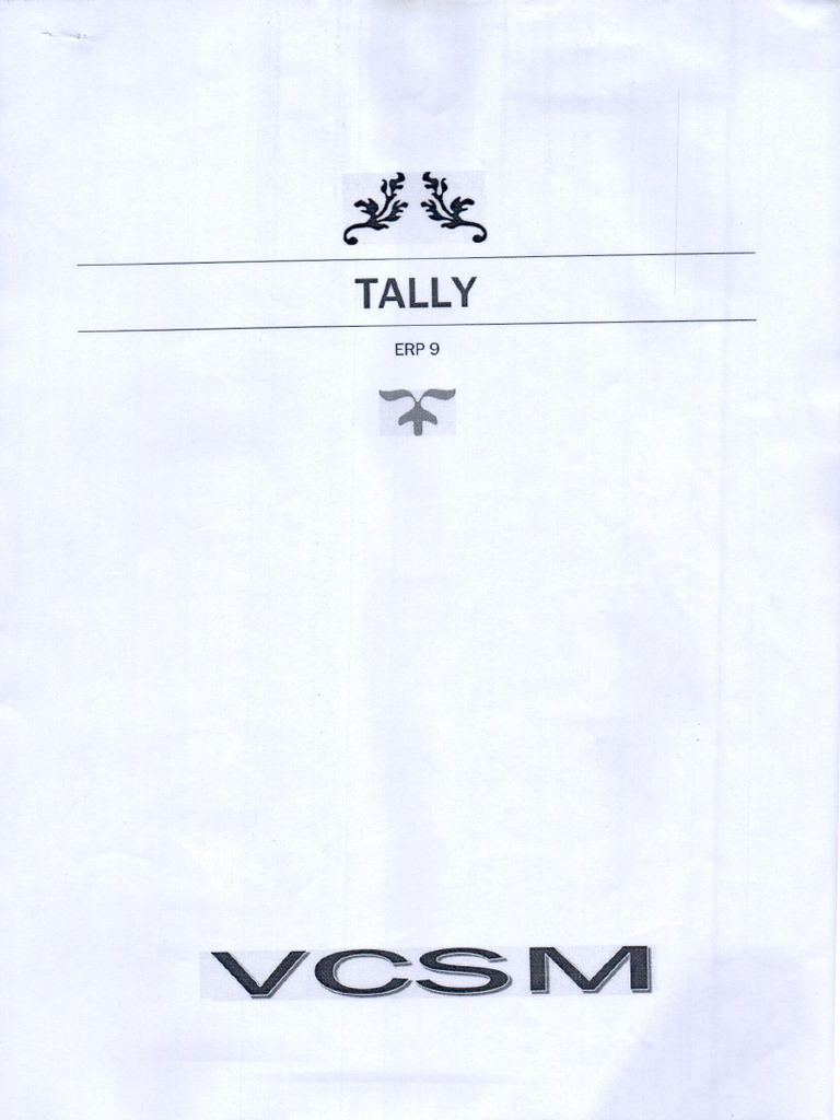 Tally Full Book | PDF