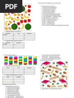 Soal Diagram Turus Kelas 2 SD Lembar 1 - 4 | PDF