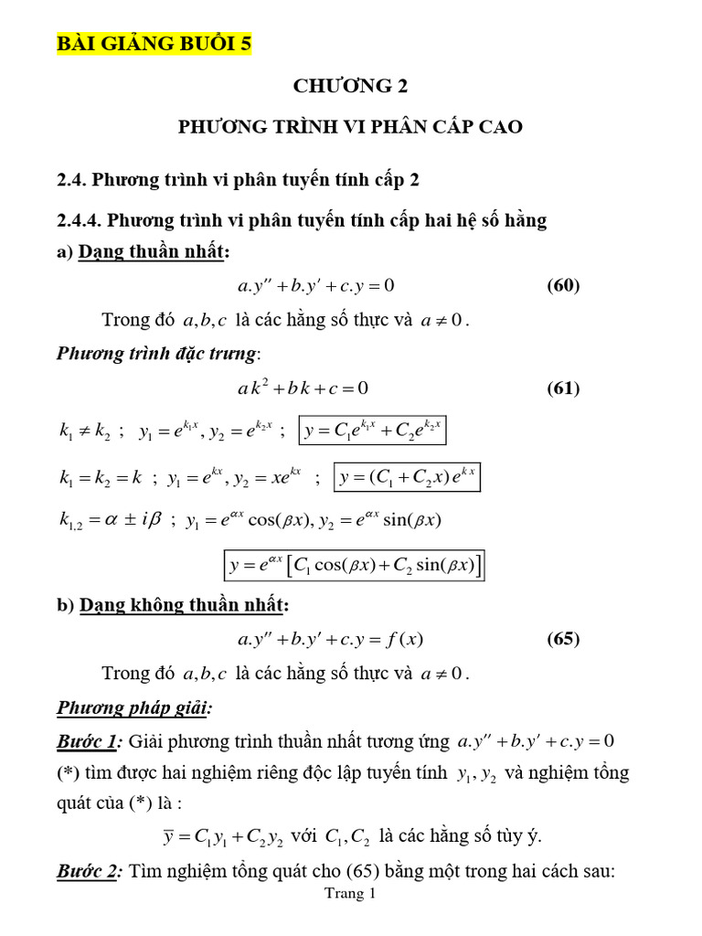Bai Giang Buoi 5 | PDF