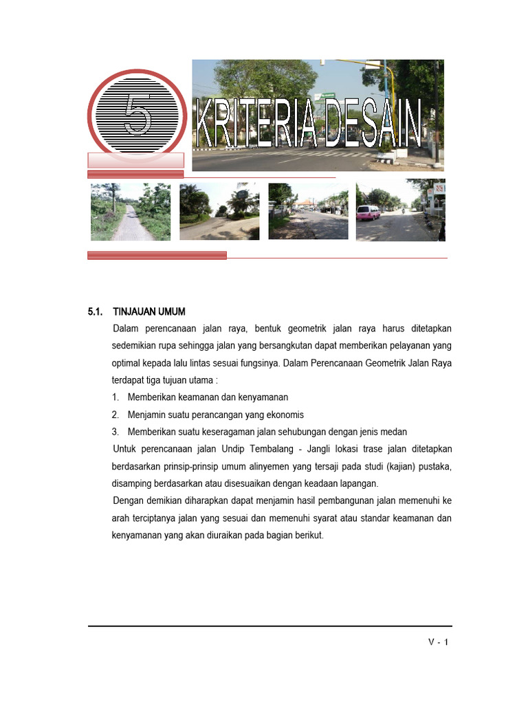 Perencanaan Geometrik Jalan Raya | PDF