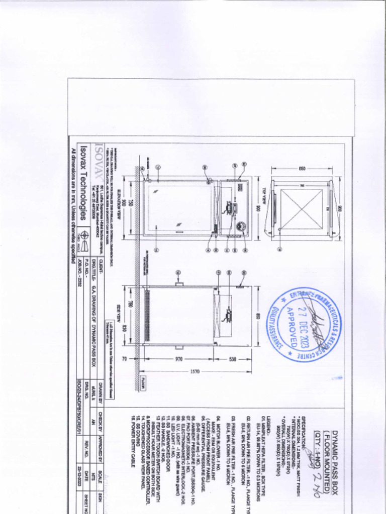 Drawing of Dynamic Passbox - 202312271636 | PDF