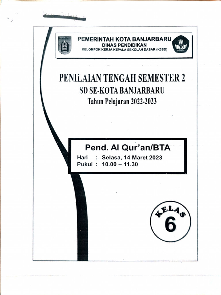 Pend Al Quran - BTA | PDF