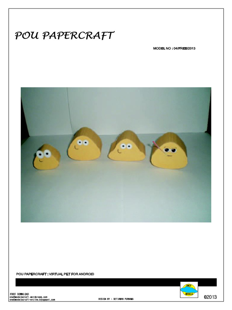 Pou Papercraft (Update) | PDF