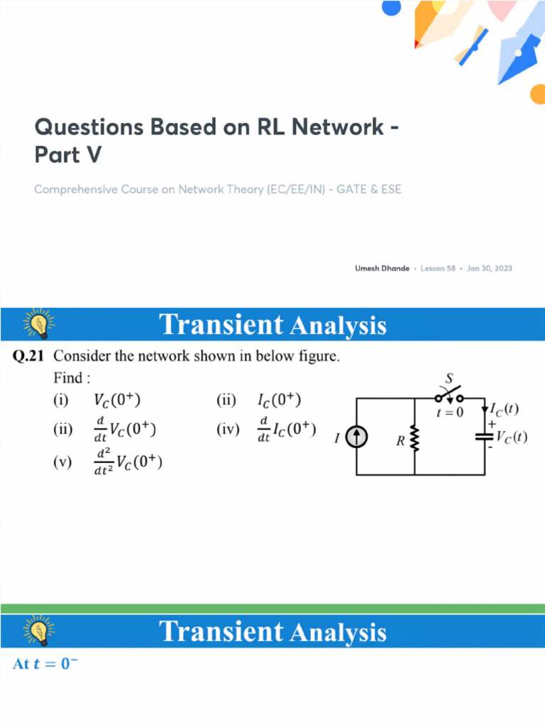 Questions Based On RL Network Part V With Anno | PDF