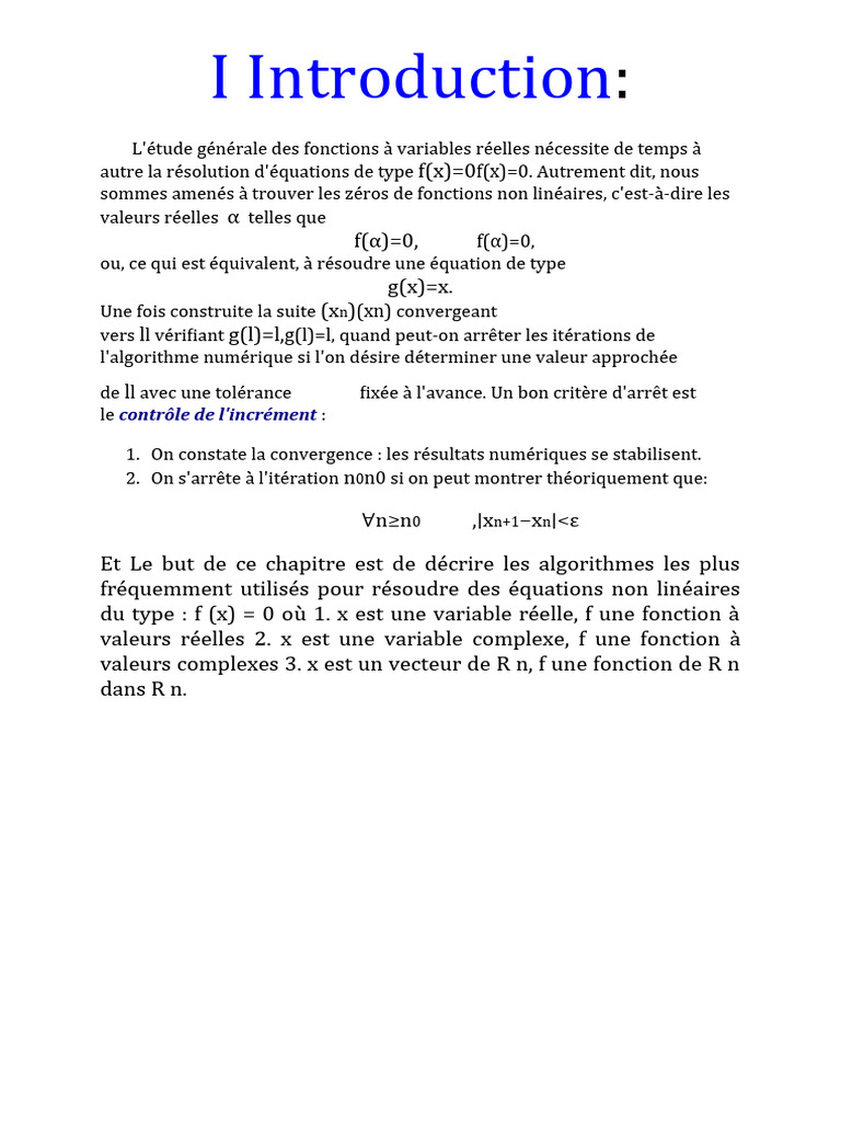 Algorithme de Dichotomie en Matlab | PDF | Équations | Mathématiques ...