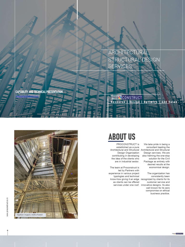 Proconstruct - Capability and Technical Presentation | PDF | Business