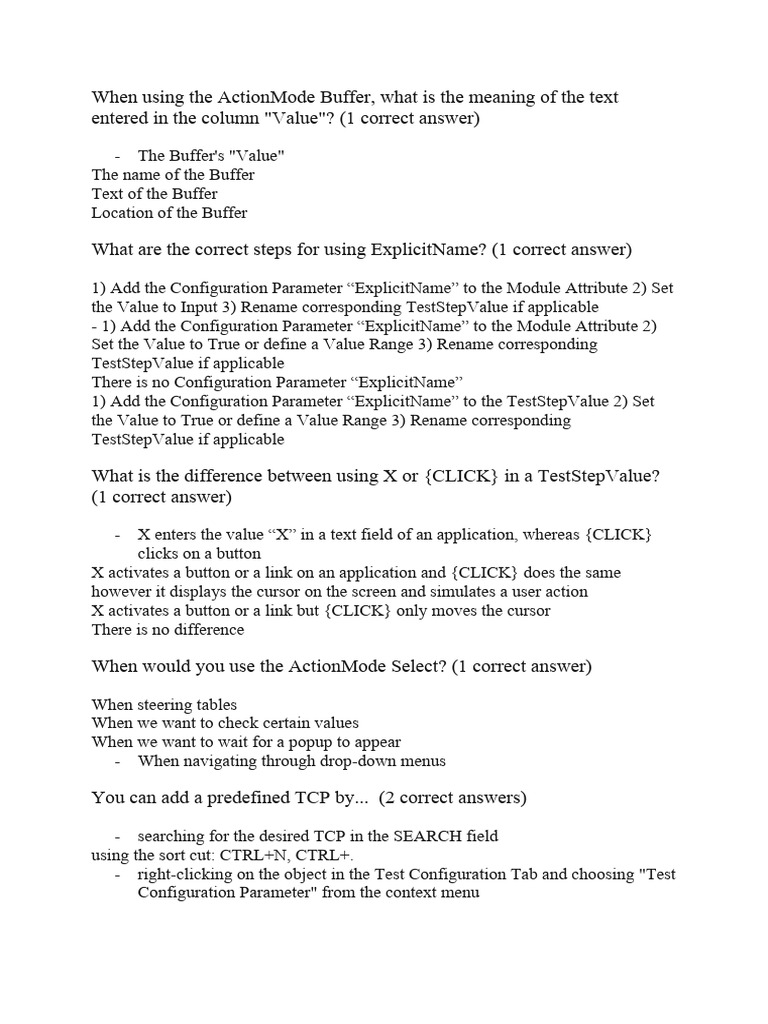 Test - When Using The ActionMode Buffer | PDF | Cursor (User Interface ...