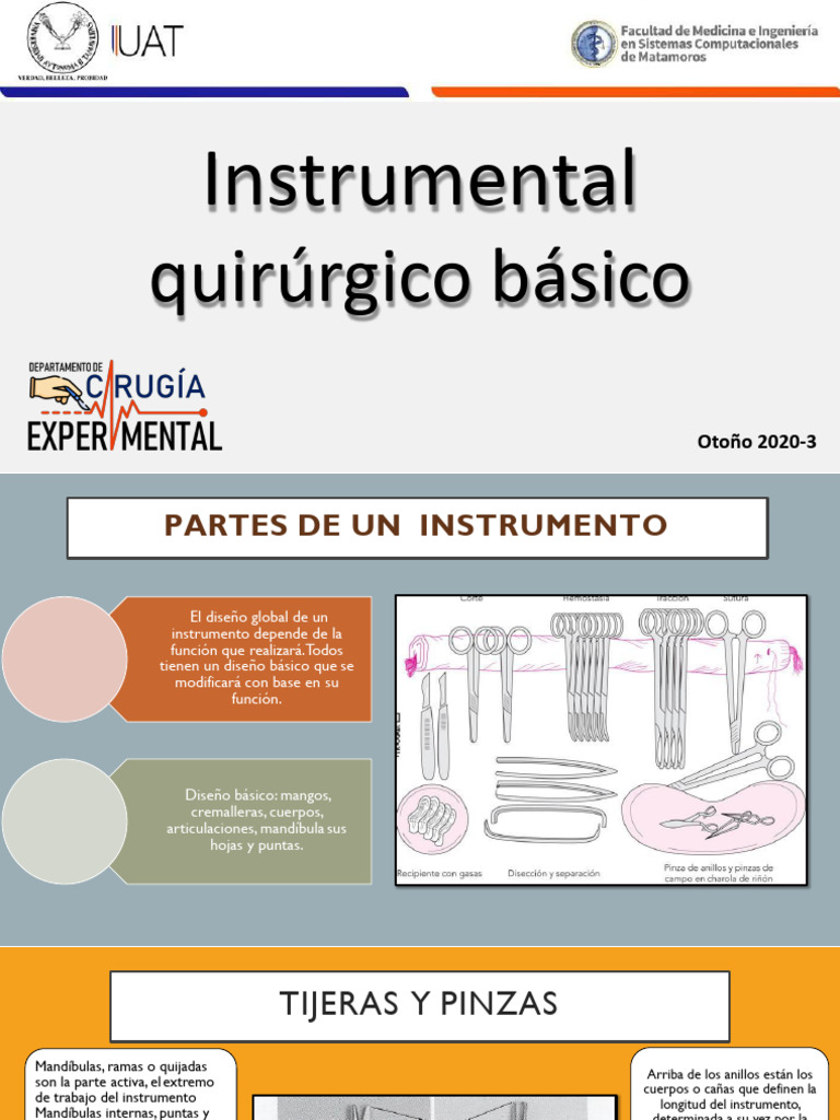 Instrumental Quirúrgico Básico | PDF | Mano
