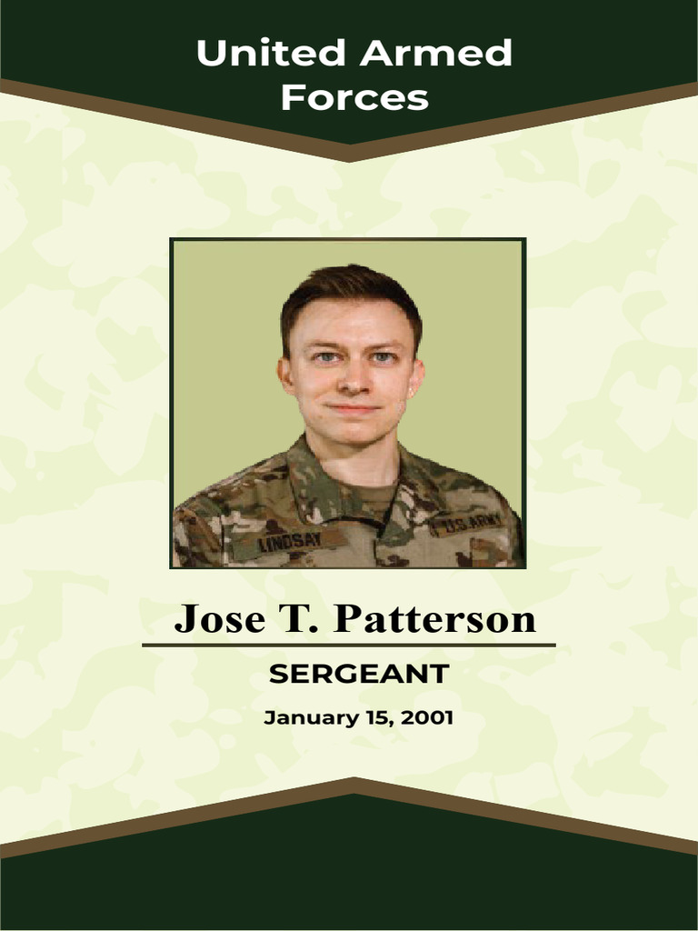 Military Id Card Template | PDF
