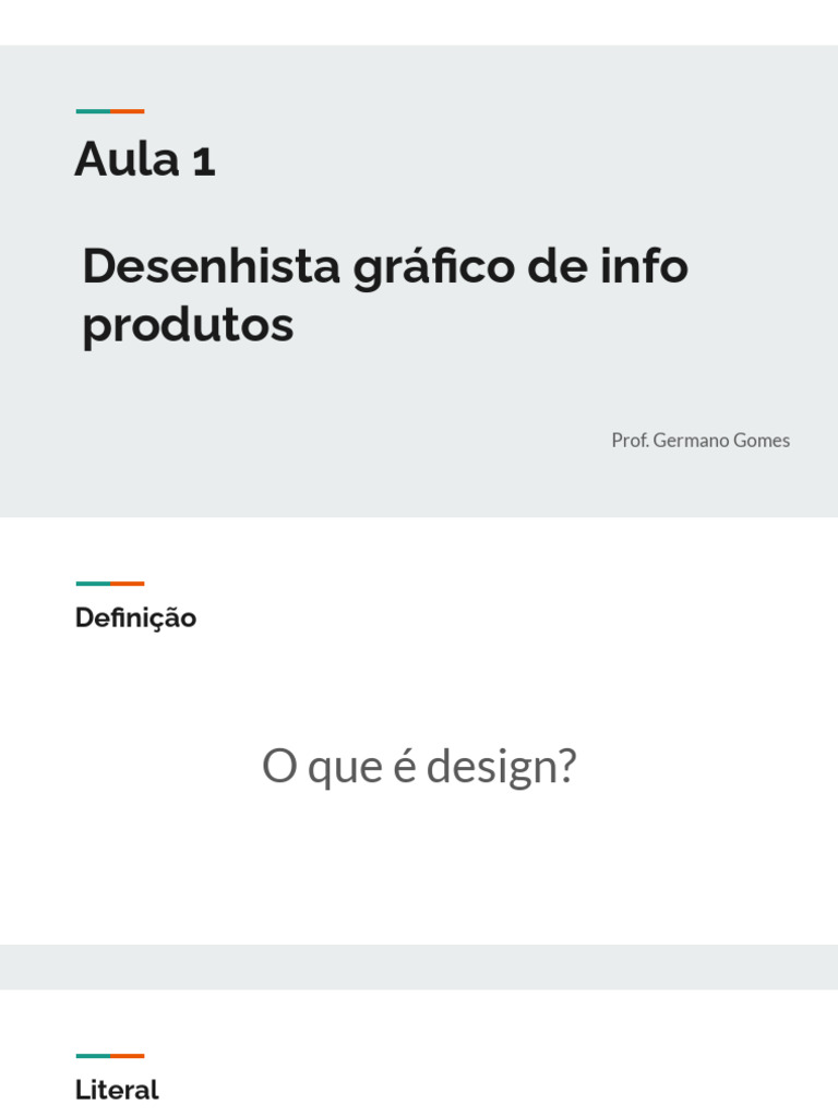 Aula 1 - Princípios Do Design | PDF