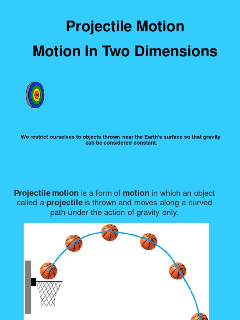 Projectilemotion New-Normal | PDF | Projectiles | Physical Quantities