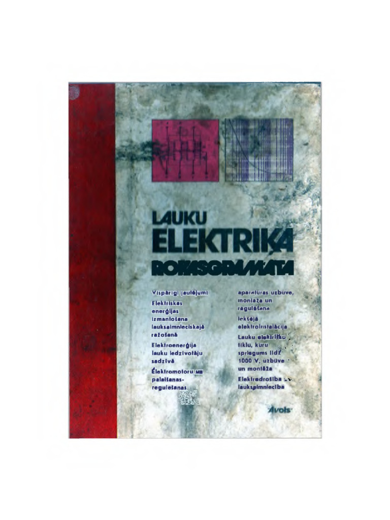 Lauku Elektrika Rokasgramata (A.Ganelins) | PDF