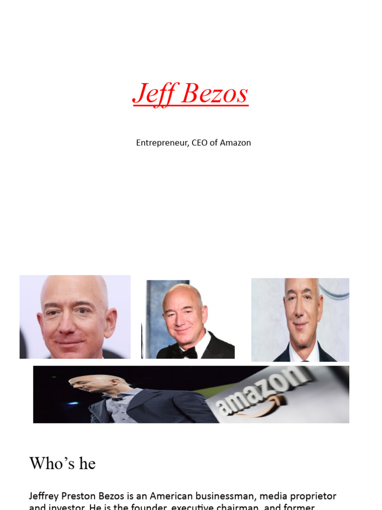Jeff Bezos | PDF | E Commerce | Logistics