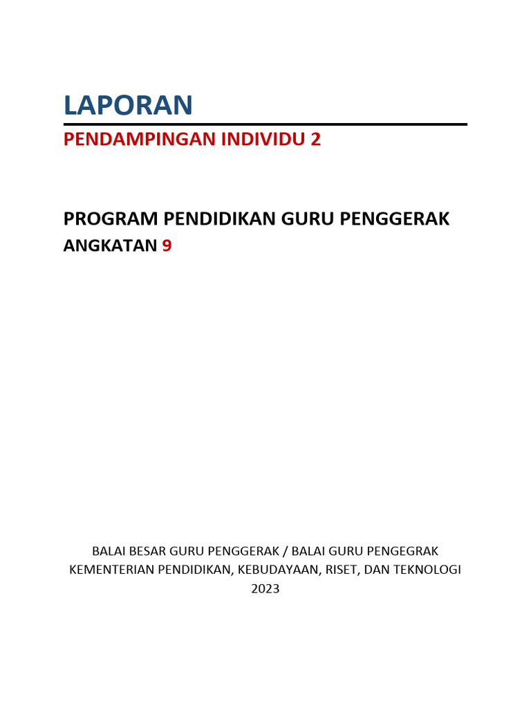 Laporan Pi 2 | PDF