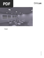 Dialux Illumination Project Report | PDF | Lighting | Components