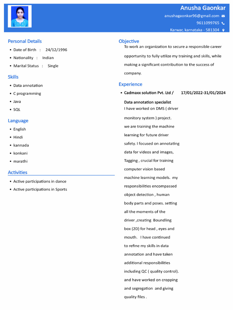 Anusha Gaonkar | PDF