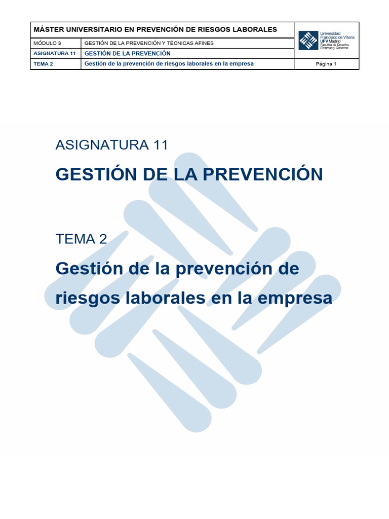 Tema 2. Gestion PRL en la empresa-3 | PDF | Business | Planificación