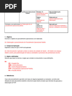 Modelo de POP - Procedimento Operacional Padrão | PDF