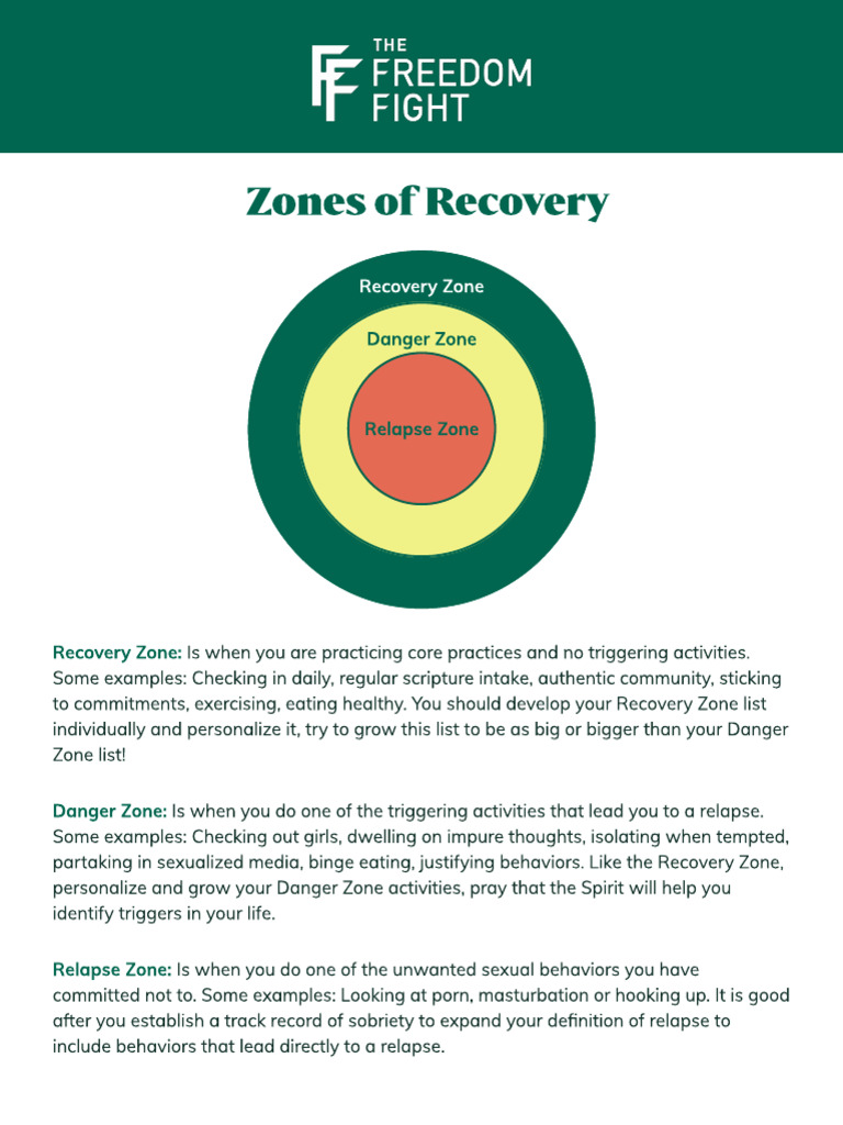 Zones of Recovery (Fillable) | PDF