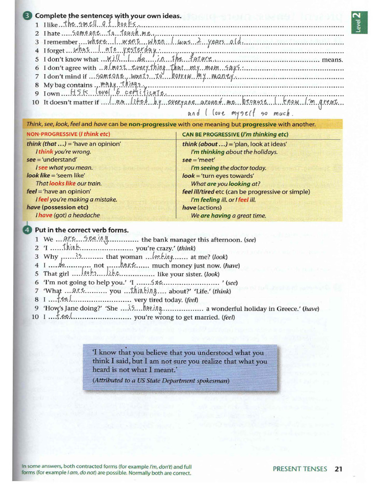 Oxford English Grammar Course Intermediate | PDF
