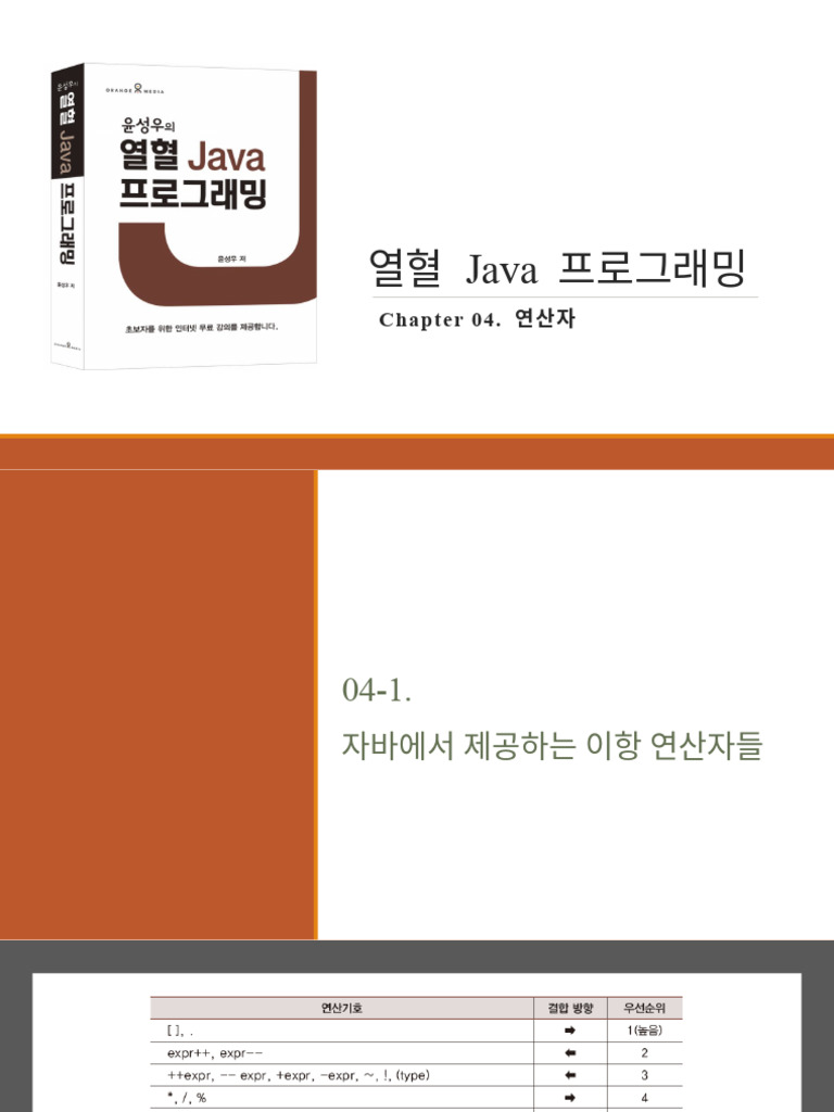 열혈 Java Chapter 04 | PDF