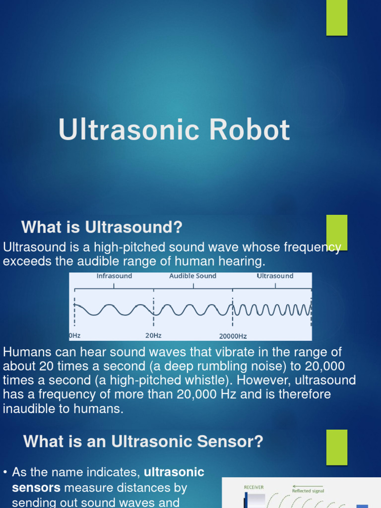 Ultrasonic-Robot | PDF | Ultrasound | Sound