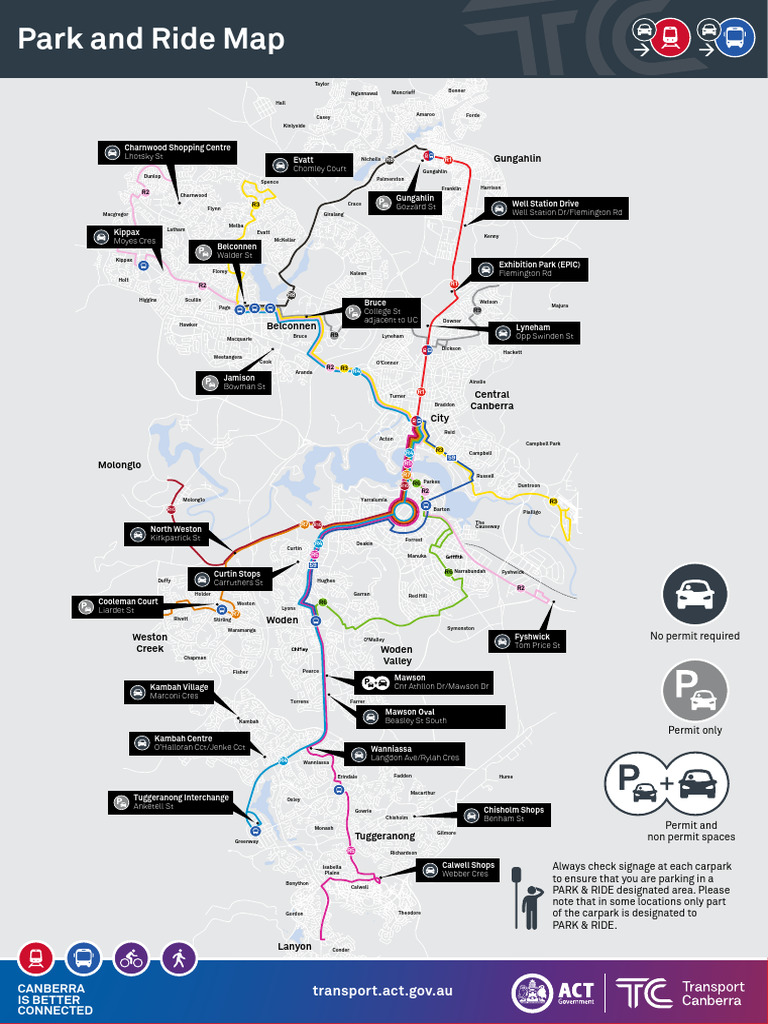 Park and Ride Map 2024 | PDF