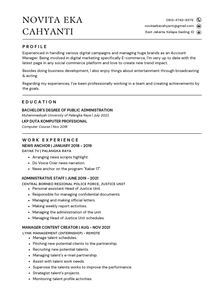 template CV ATS | PDF | Brand | Human Communication
