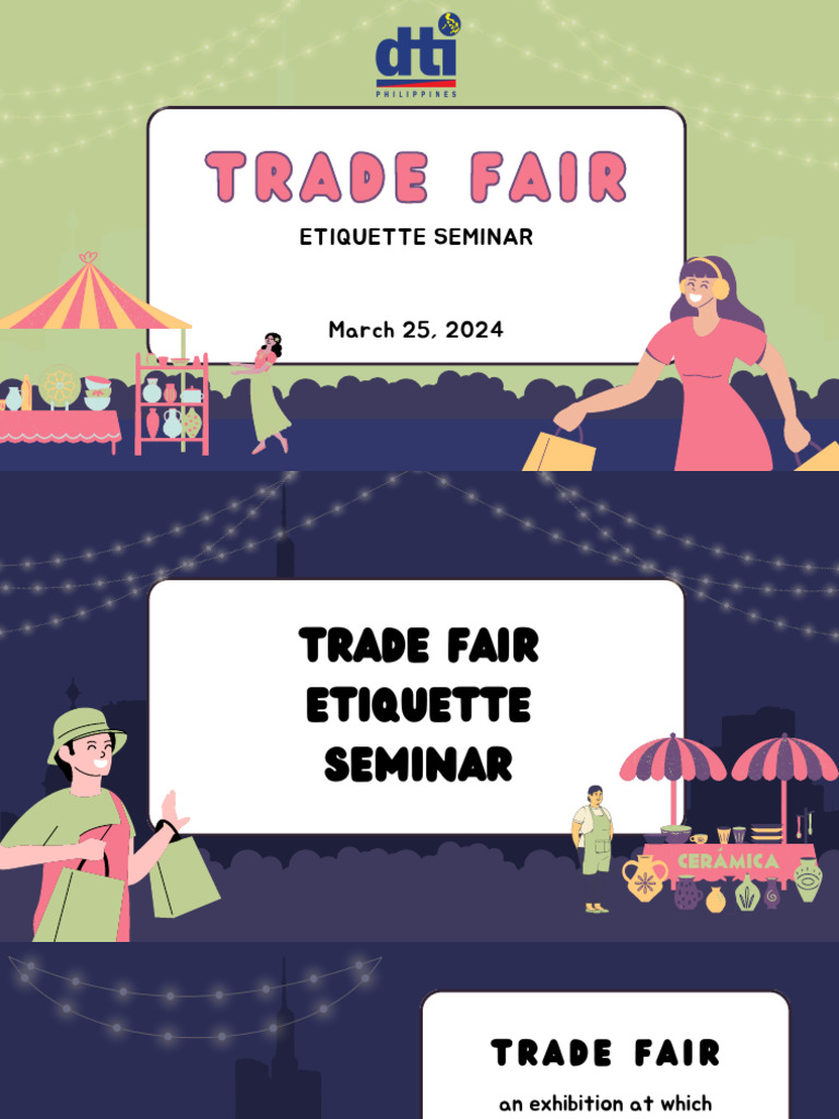 Trade Fair Guidelines | PDF | Economies | Business