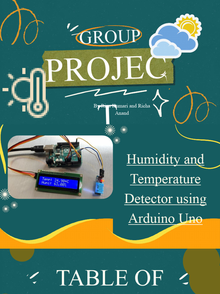 Green and White Doodle Group Project Presentation | PDF | Arduino | Sensor