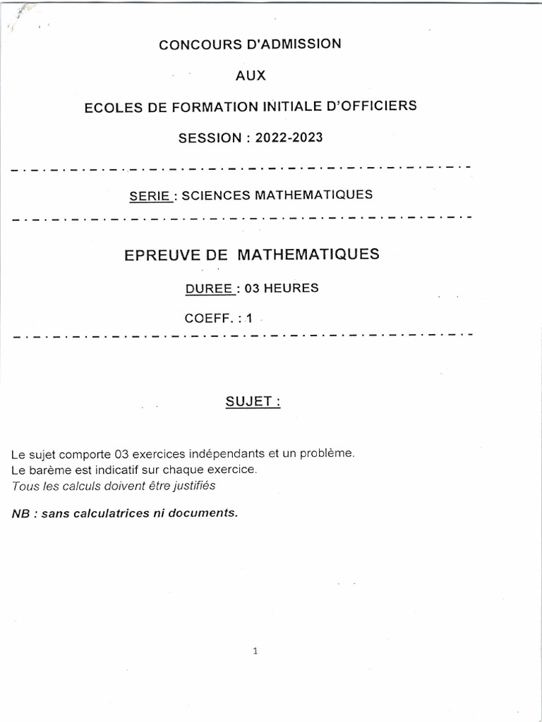 Eoa - Math 1 | PDF